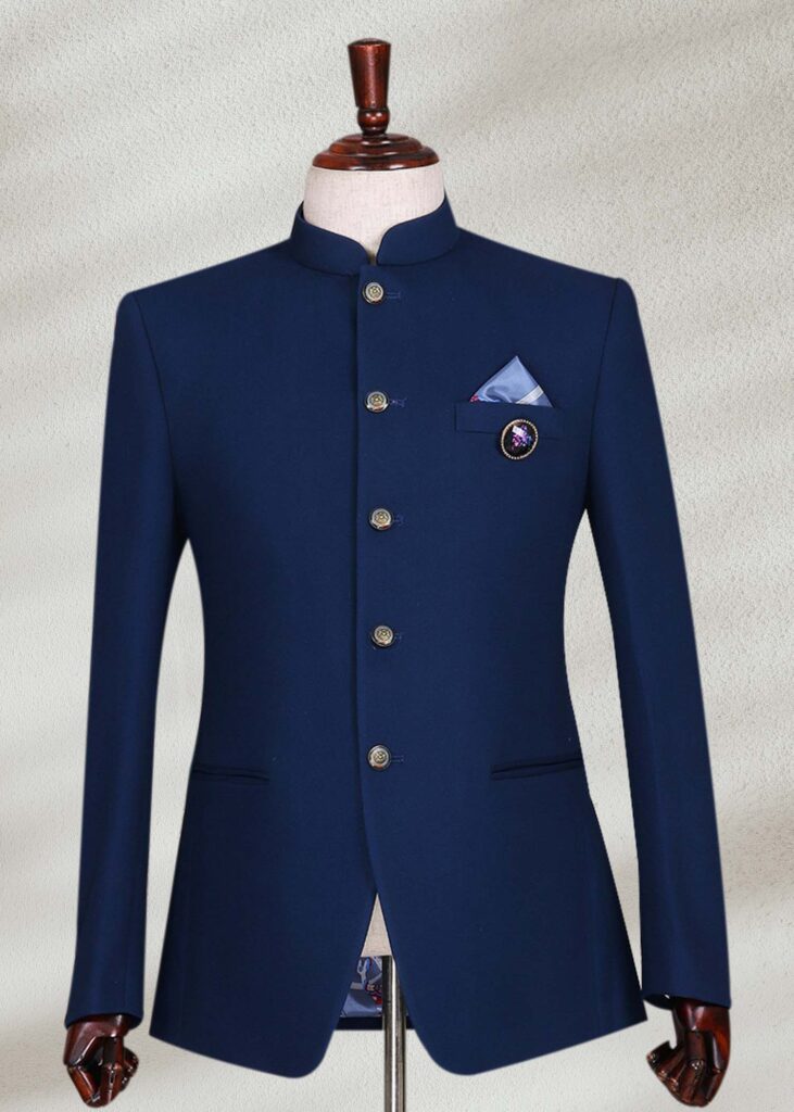 Navy Blue Prince coat For Wedding - HK Fashion