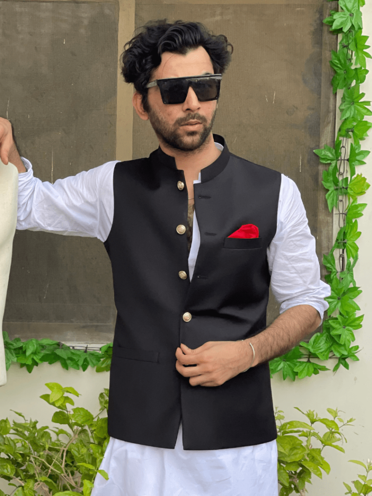 Black Formal Waistcoat - HK Fashion